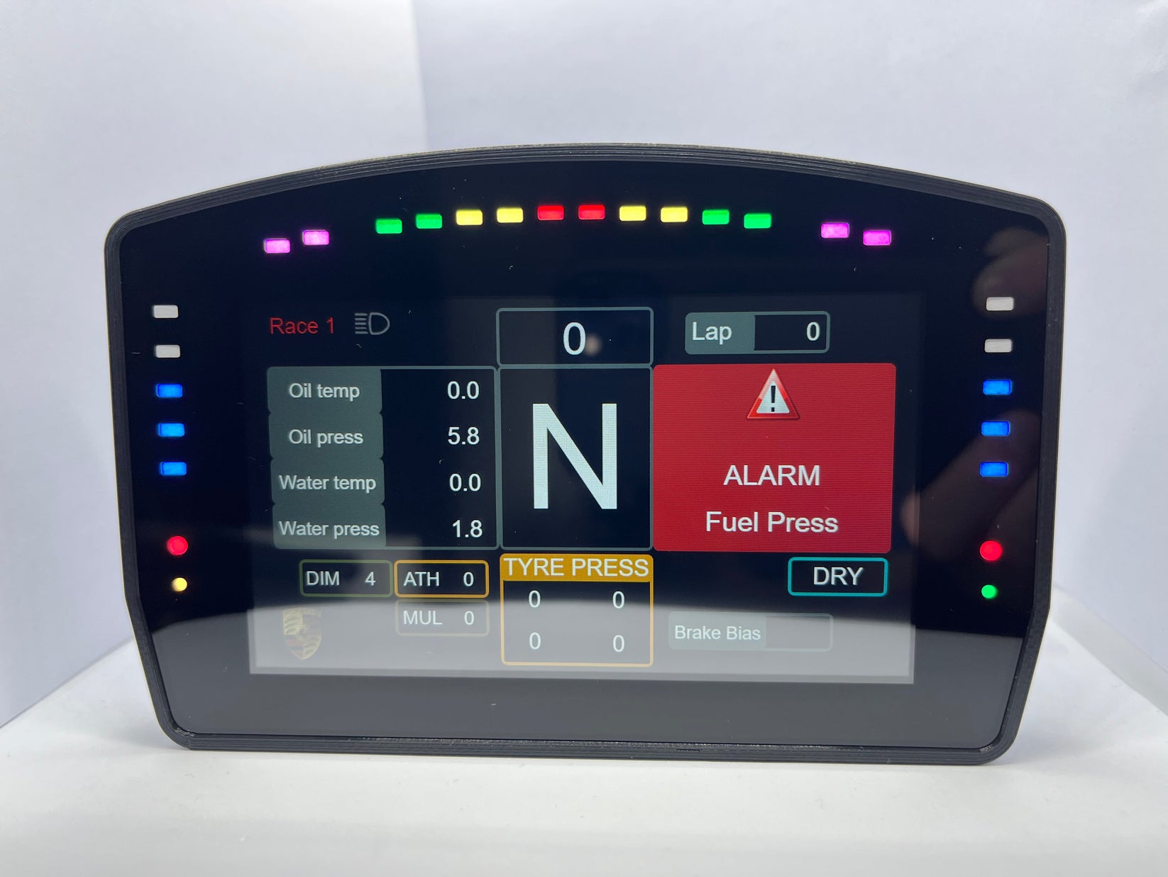 DDU 10.5 Sim Racing 5" Dash Display with LEDs – Sim Racing Addict