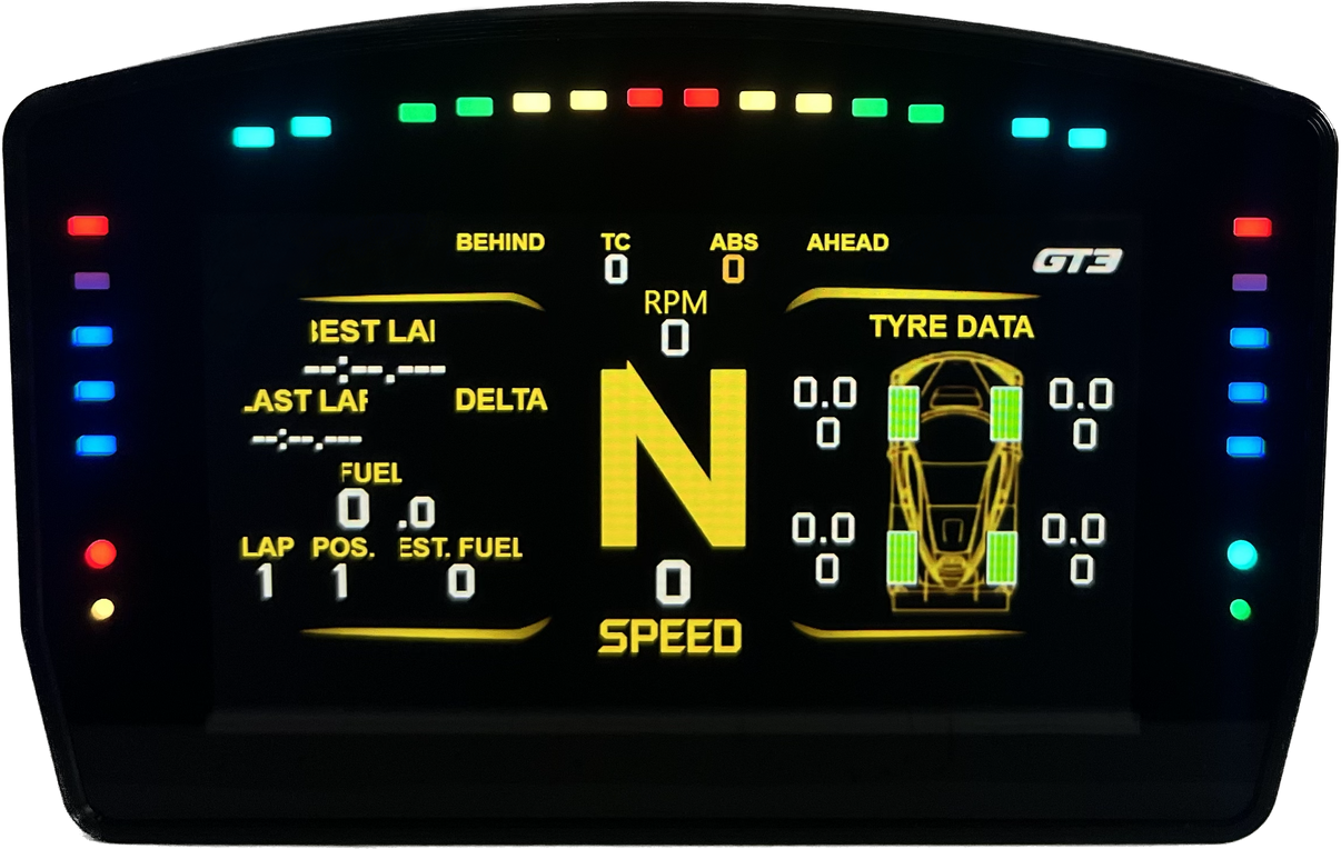 DDU 10.5 Sim Racing 5" Dash Display with LEDs – Sim Racing Addict